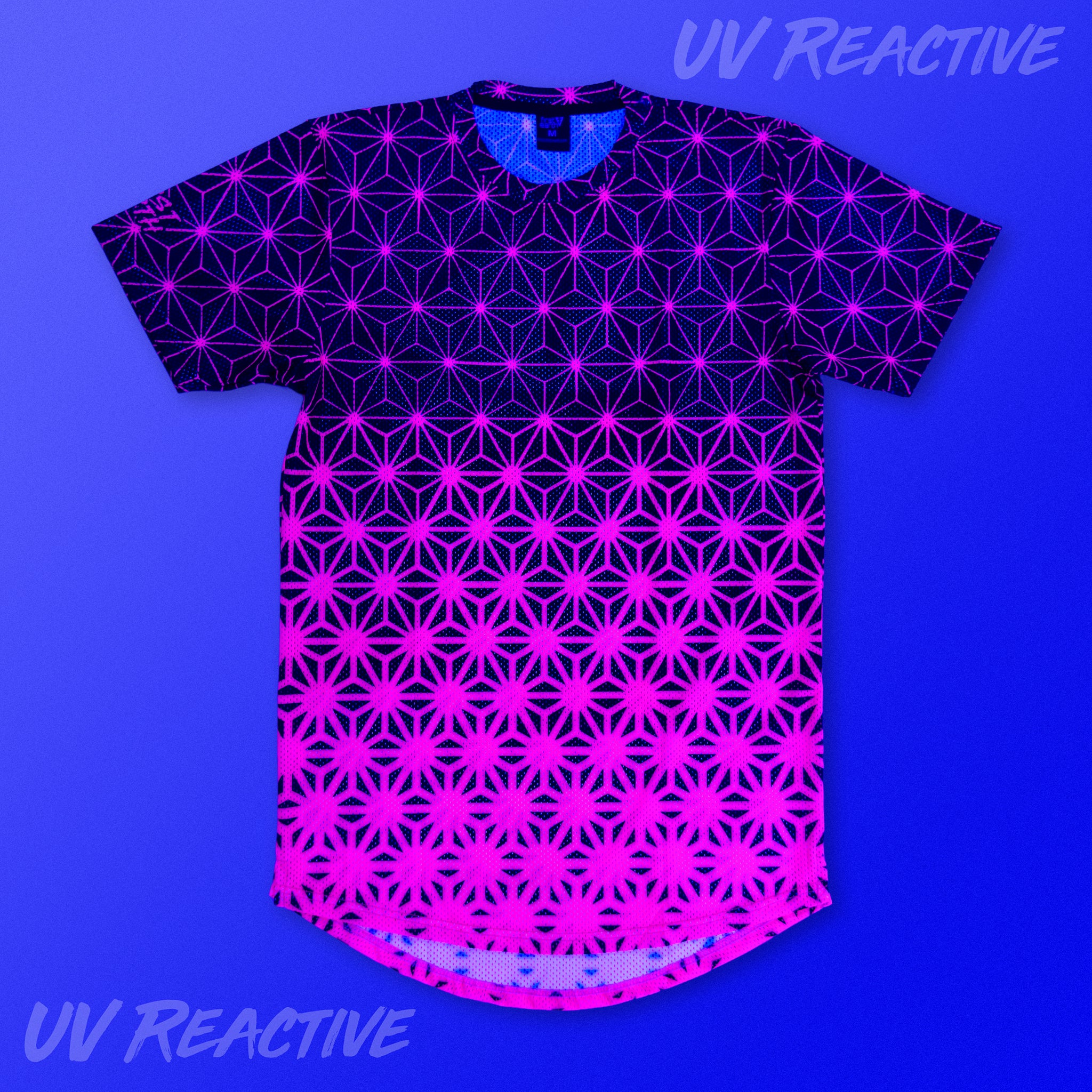 Asanoha Pink - UV - Mesh T-Shirt – First Earth